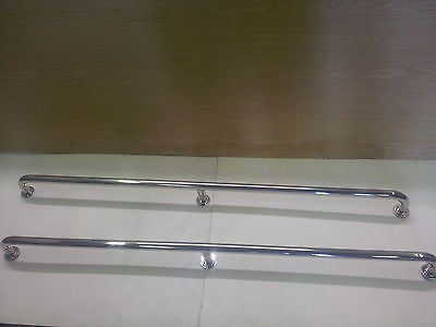 A pair of stainless grab rails 1000mm marine grade 316 boat hand rail ...