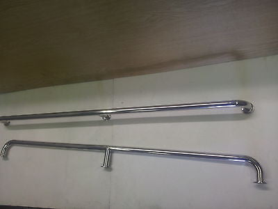 A pair of stainless grab rails 1000mm marine grade 316 boat hand rail ...